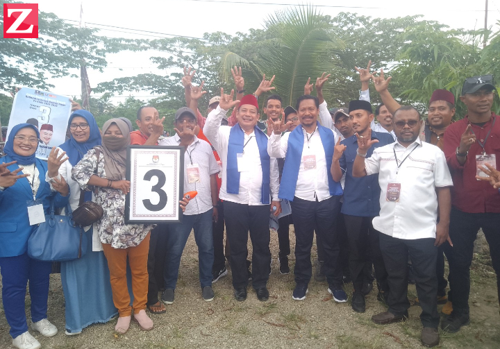 Pilkada SBT, Jargon IKHLAS Resmi Kantongi Nomor Urut 3 | Zona Maluku