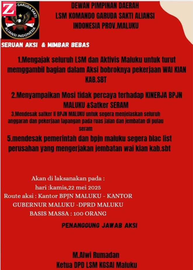 Kamis, BPJN Maluku di Demo | Zona Maluku